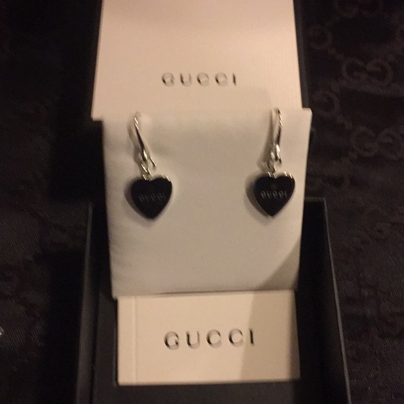 Gucci | Jewelry | Authentic Gucci Trademark Heart Earrings Nwt | Poshmark